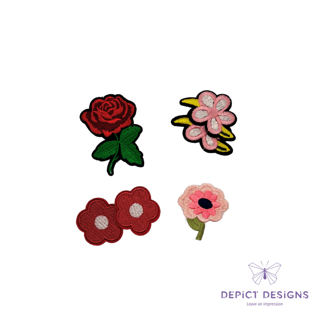 Assorted Flower Patches – Depict Designs
